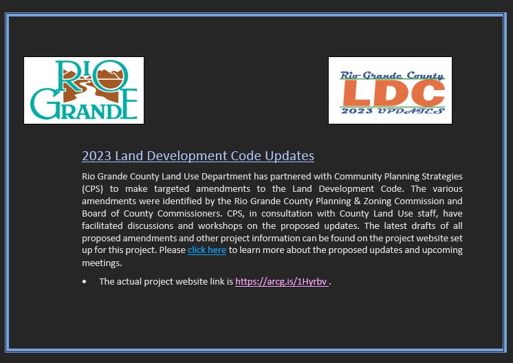 Land Use | Rio Grande County